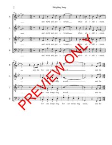 Sleighing Song (SATB) - Choral Clarity
